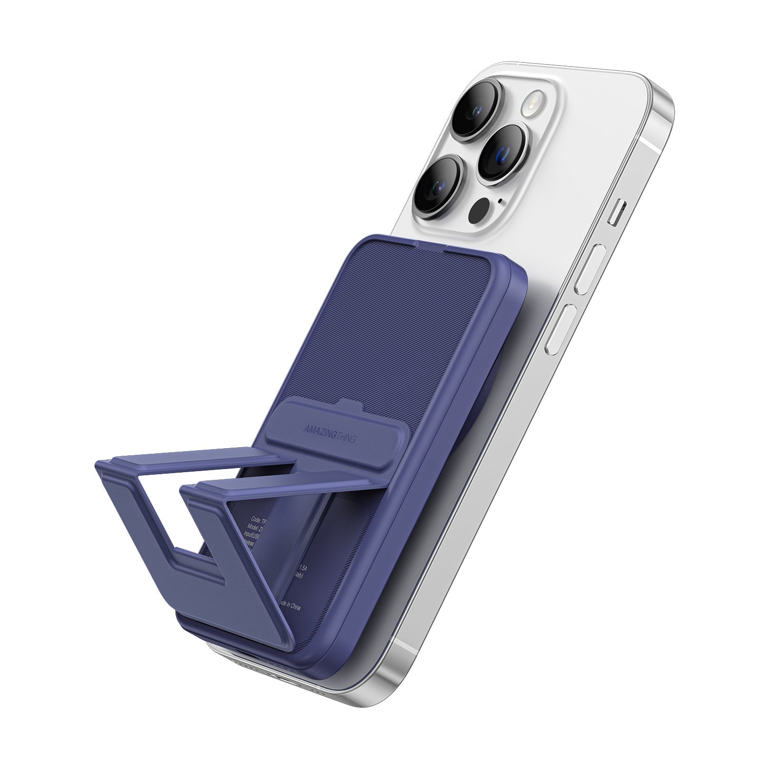 Thunder Pro Mag 5000mAh USB-C & Magnetic Wireless Power Bank with Stan ...