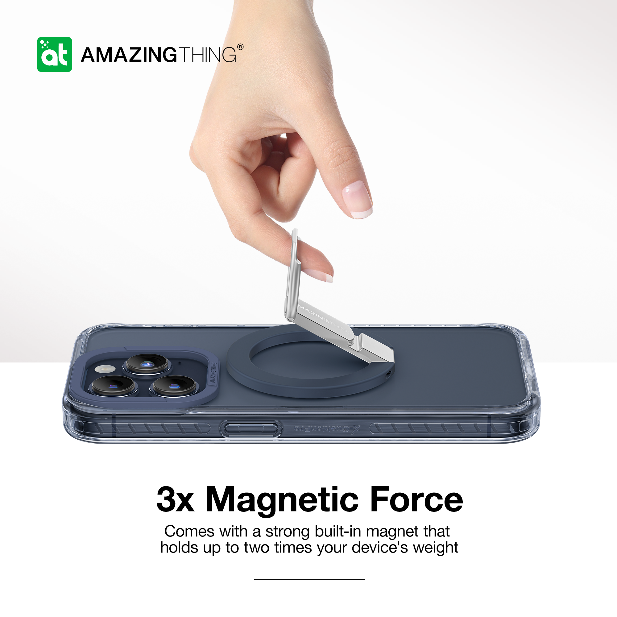 Titan Pro Magnetic Case Grip Ring Set | iPhone 15 Pro Max – AMAZINGTHING